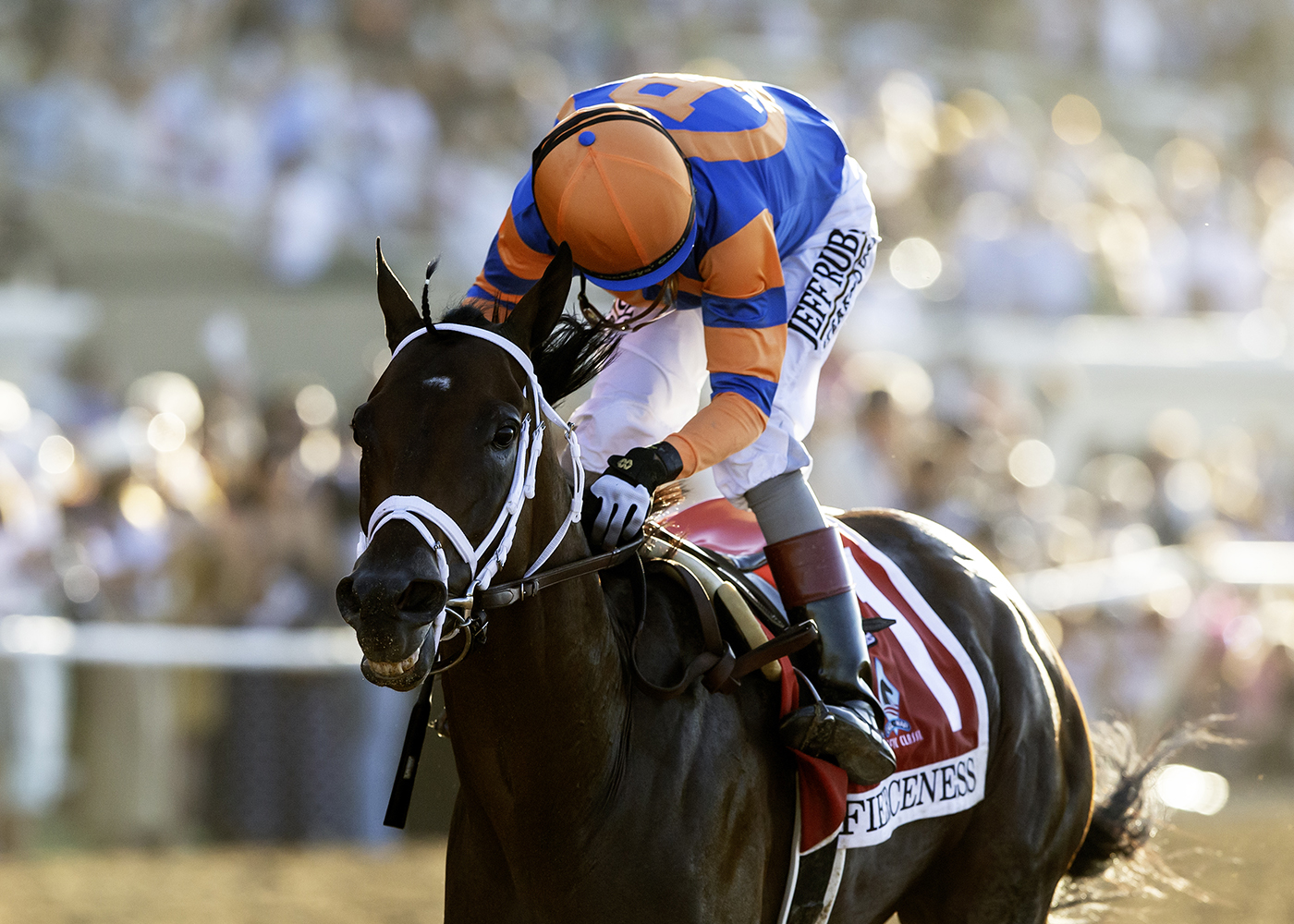 Invader Fierceness Overcomes Trouble, Scores Smartly in Grade I Pacific Classic